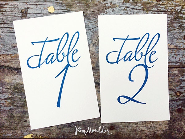 Welcome Placecards in Blue | Instant Digital Download Editable Wedding ...