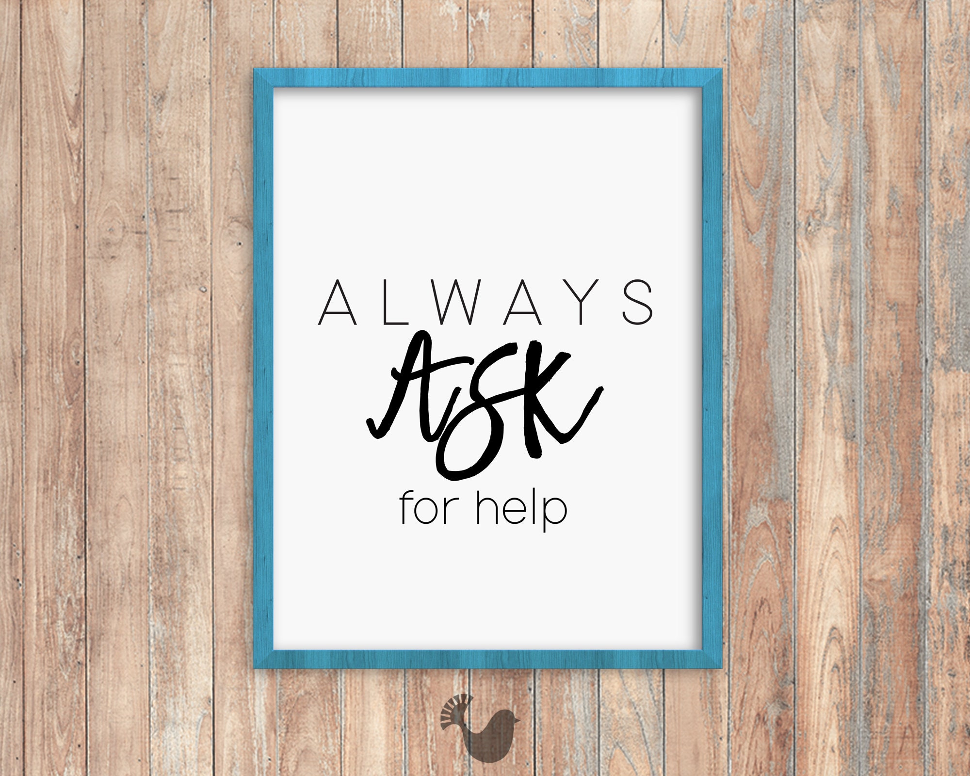 Recovery Art Print Always ASK for Help Giclée - Etsy Norway