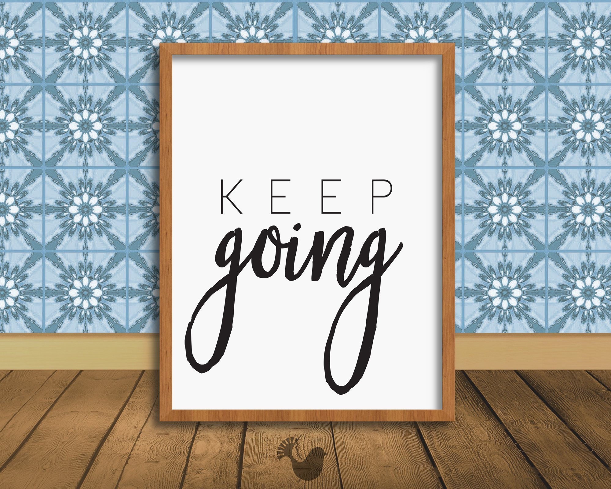 Recovery Art Print Keep Going Giclée Encouragement Art - Etsy
