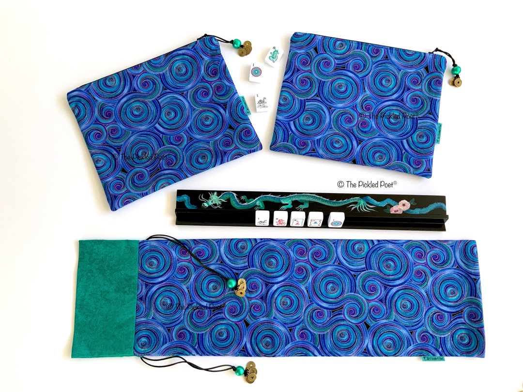 Mahjong Accessory Bags ~ Swirls ~ Mah Jongg - Etsy