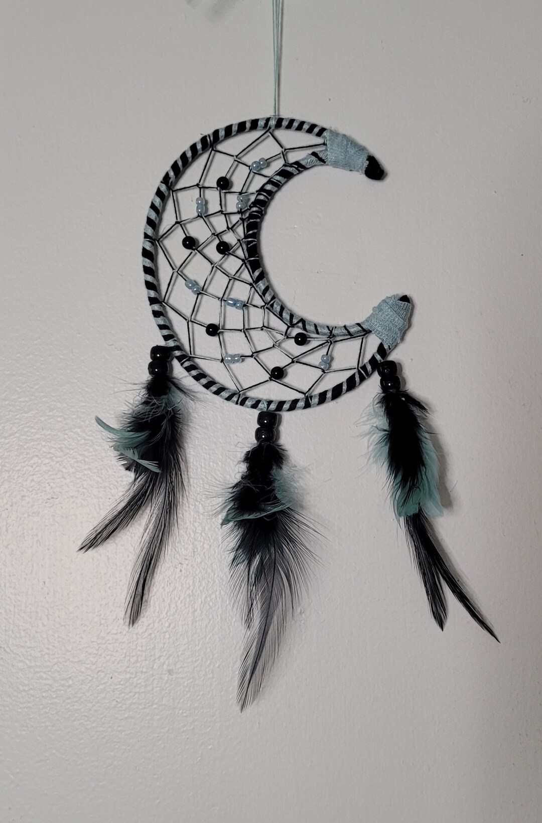 Baby Blue Moon Dreamcatcher - Etsy
