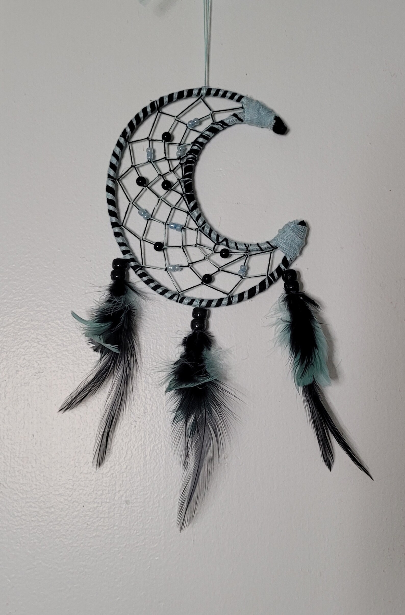 Baby Blue Moon Dreamcatcher - Etsy