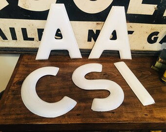 Vintage sign letter | Etsy