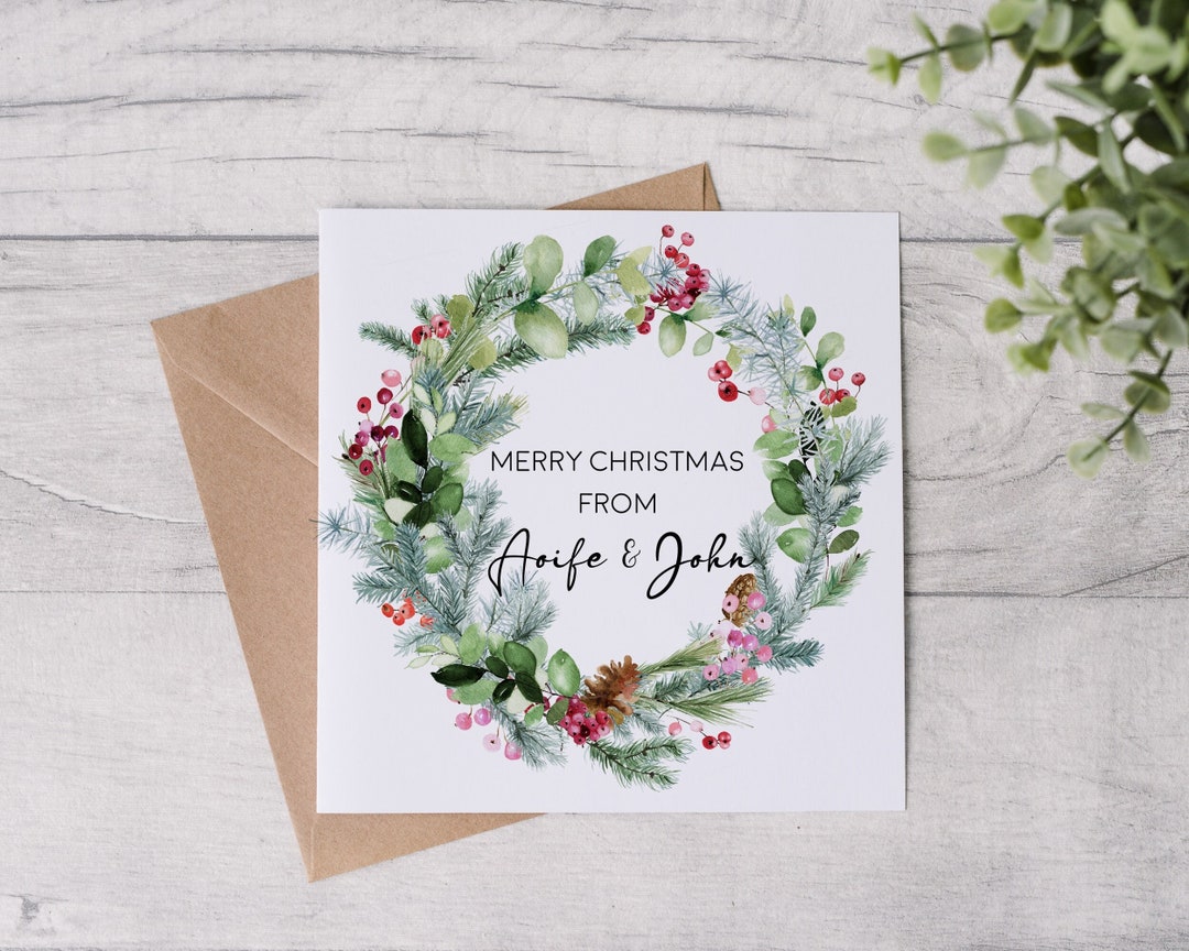 Personalised Christmas Cards Pack or Single - Etsy UK