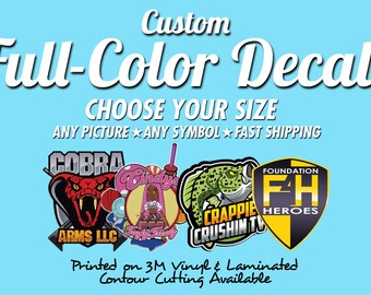Full Color Decals | Etsy