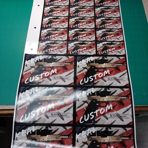 Custom Printed FULL COLOR Vinyl Decals die-cut Available | Etsy