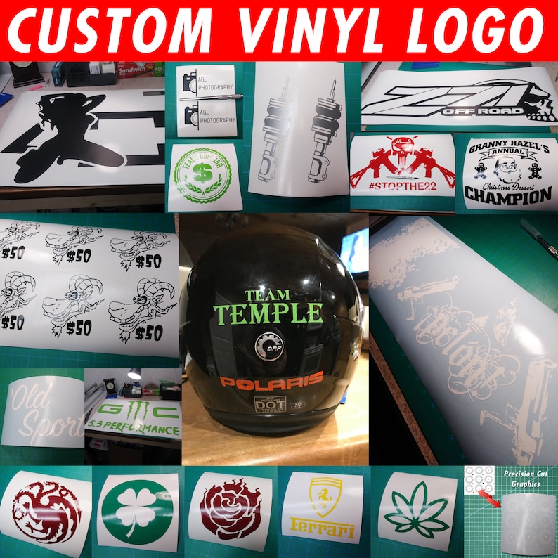 Custom Vinyl Decal Personalized DIE CUT Sticker Create - Etsy