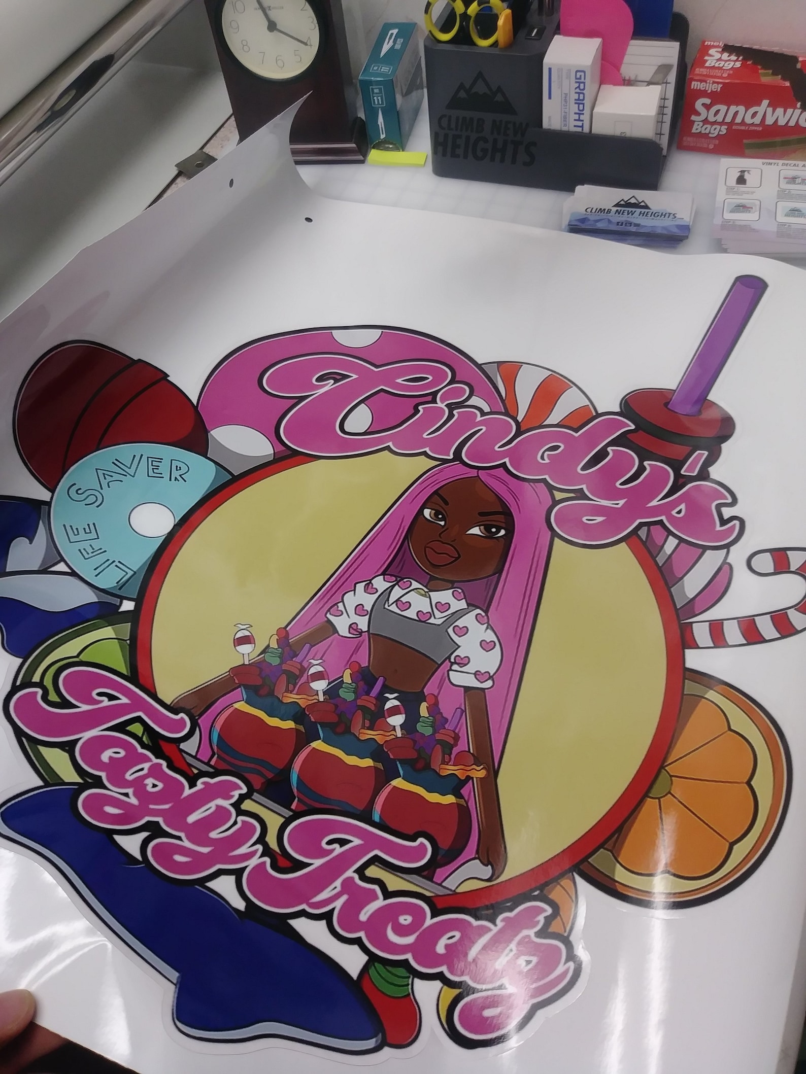 Custom Printed FULL COLOR Vinyl Decals die-cut Available | Etsy