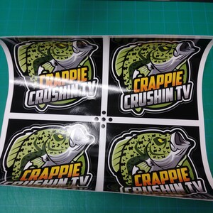 Custom Printed FULL COLOR Vinyl Decals die-cut Available | Etsy