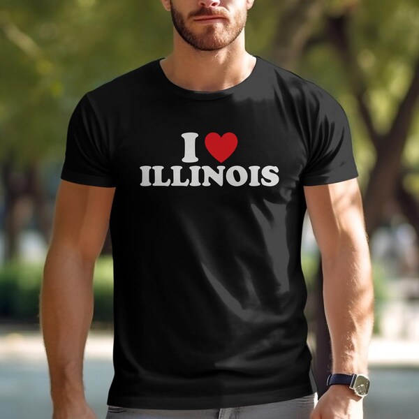 I Love Illinois - Etsy
