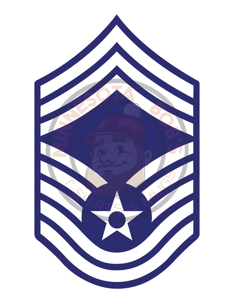 Air Force Enlisted Rank and USAF Logo Vector Graphics for Laser, Vinyl ...
