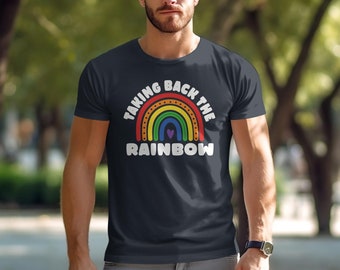 Taking Back the Rainbow Scripture Unisex Softstyle T-shirt - Etsy
