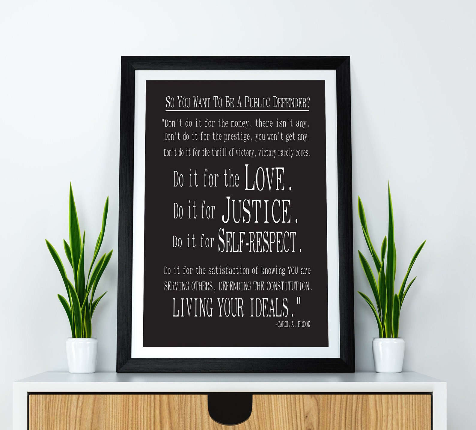 Public Defender Printable Digital Download-public Defender Gift-office ...