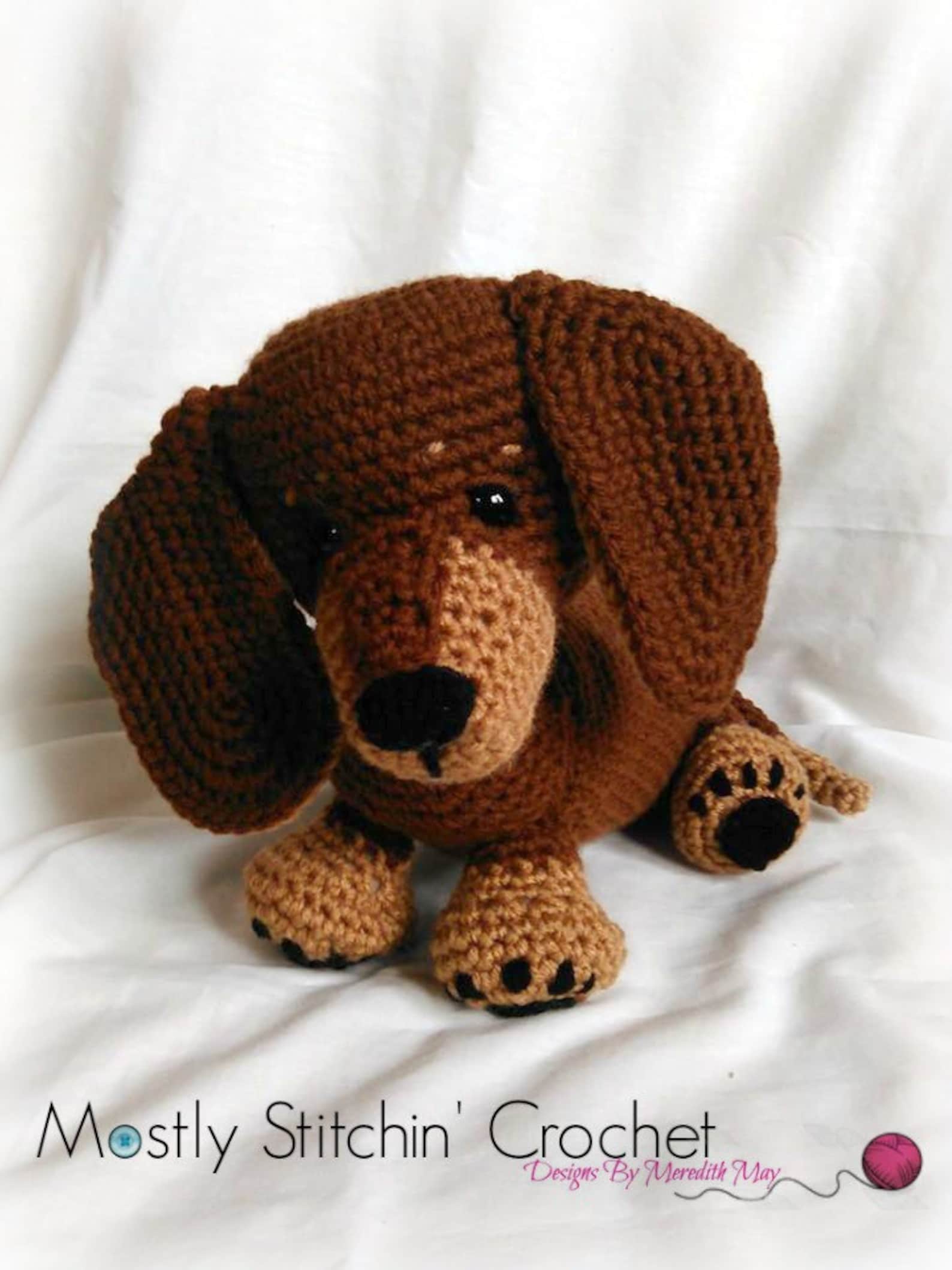 Dash the Dachshund Pup; CROCHET PATTERN; PDF - Etsy