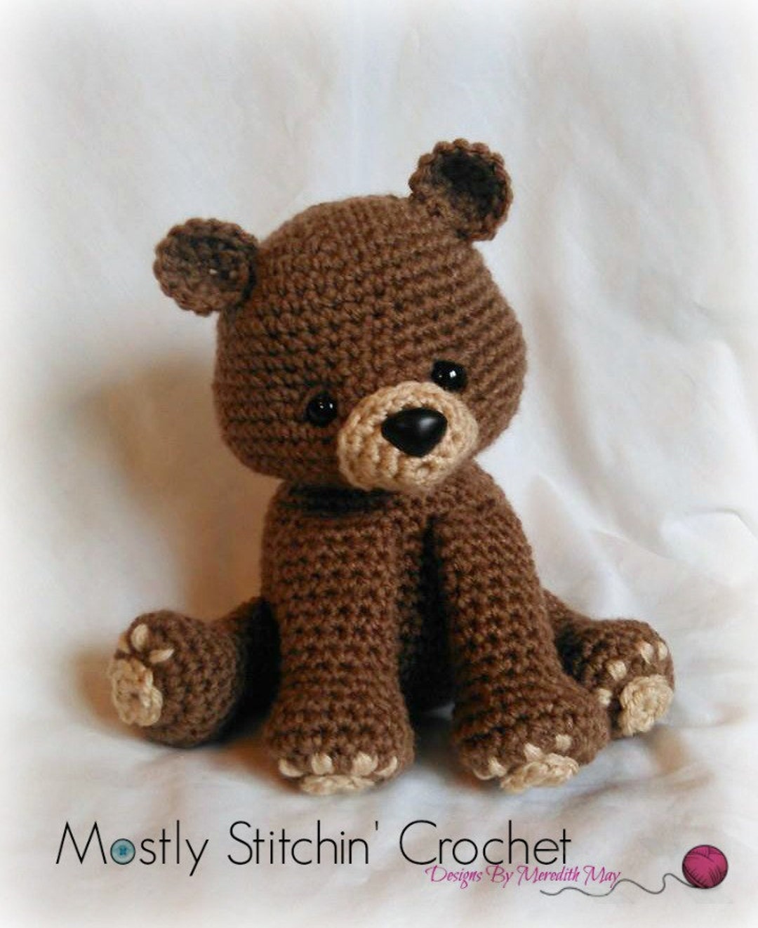 Bear Crochet Pattern; PDF; Black Bear, Brown Bear, Polar Bear - Etsy