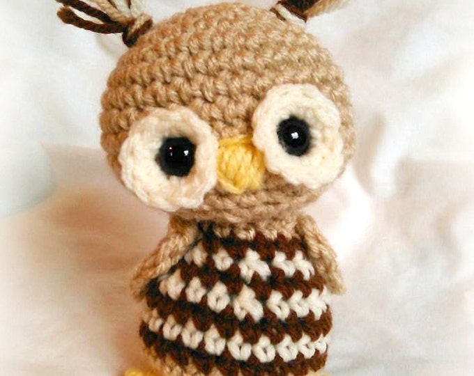 Little Hoots Mini Scrappy Owl CROCHET PATTERN: PDF - Etsy