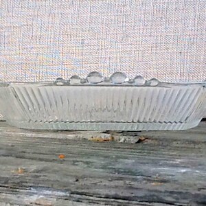Vintage Fire King - Bubble Glass Candy Dish - Etsy