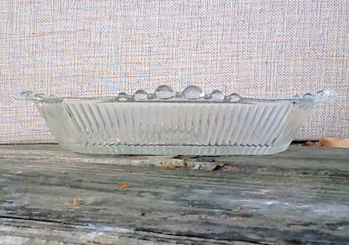 Vintage Fire King - Bubble Glass Candy Dish - Etsy