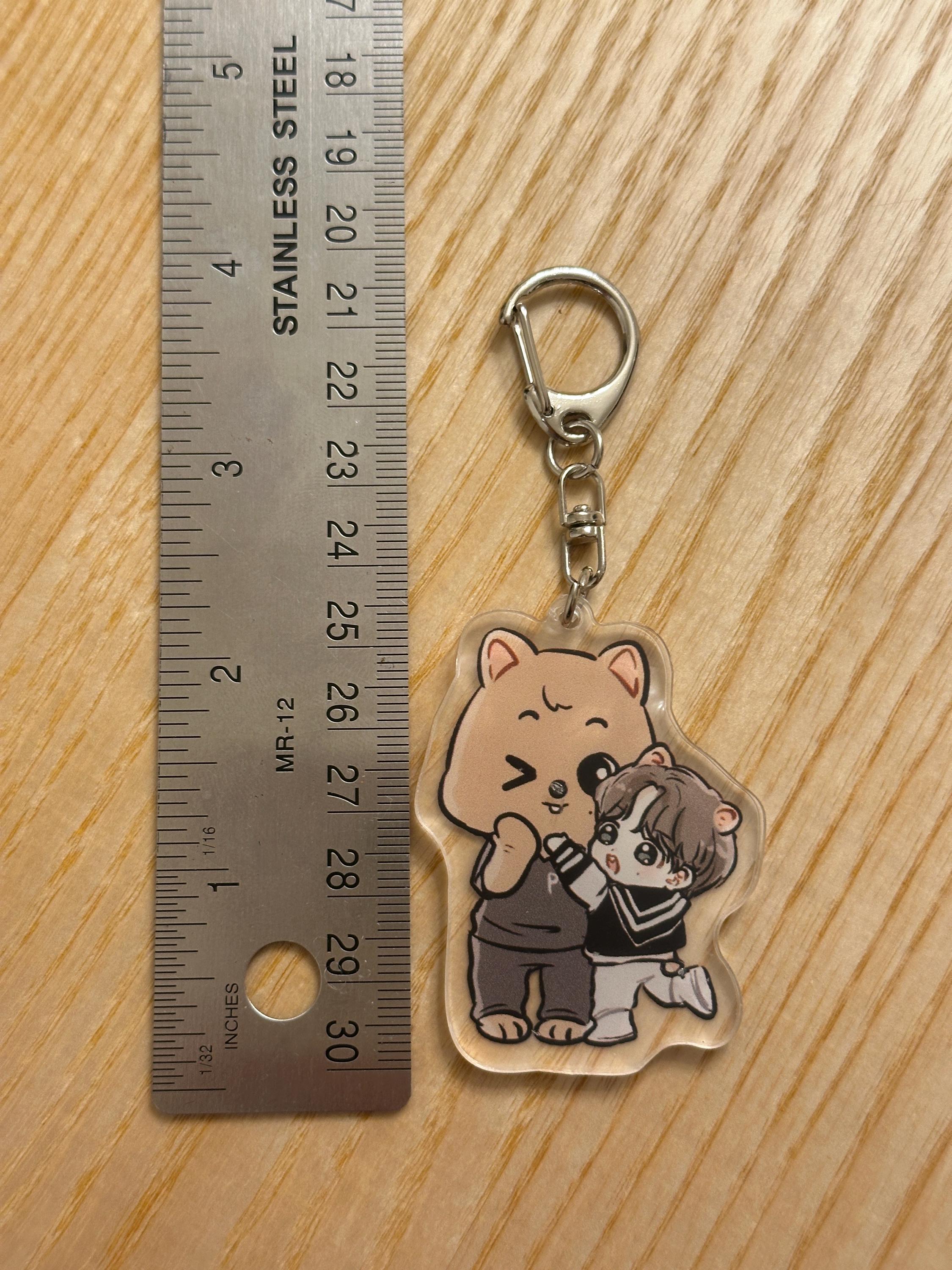 SKZ Stray Kids + Skzoo Drop Acrylic Keychain, Bag Charm, Key Ring, Kpop ...