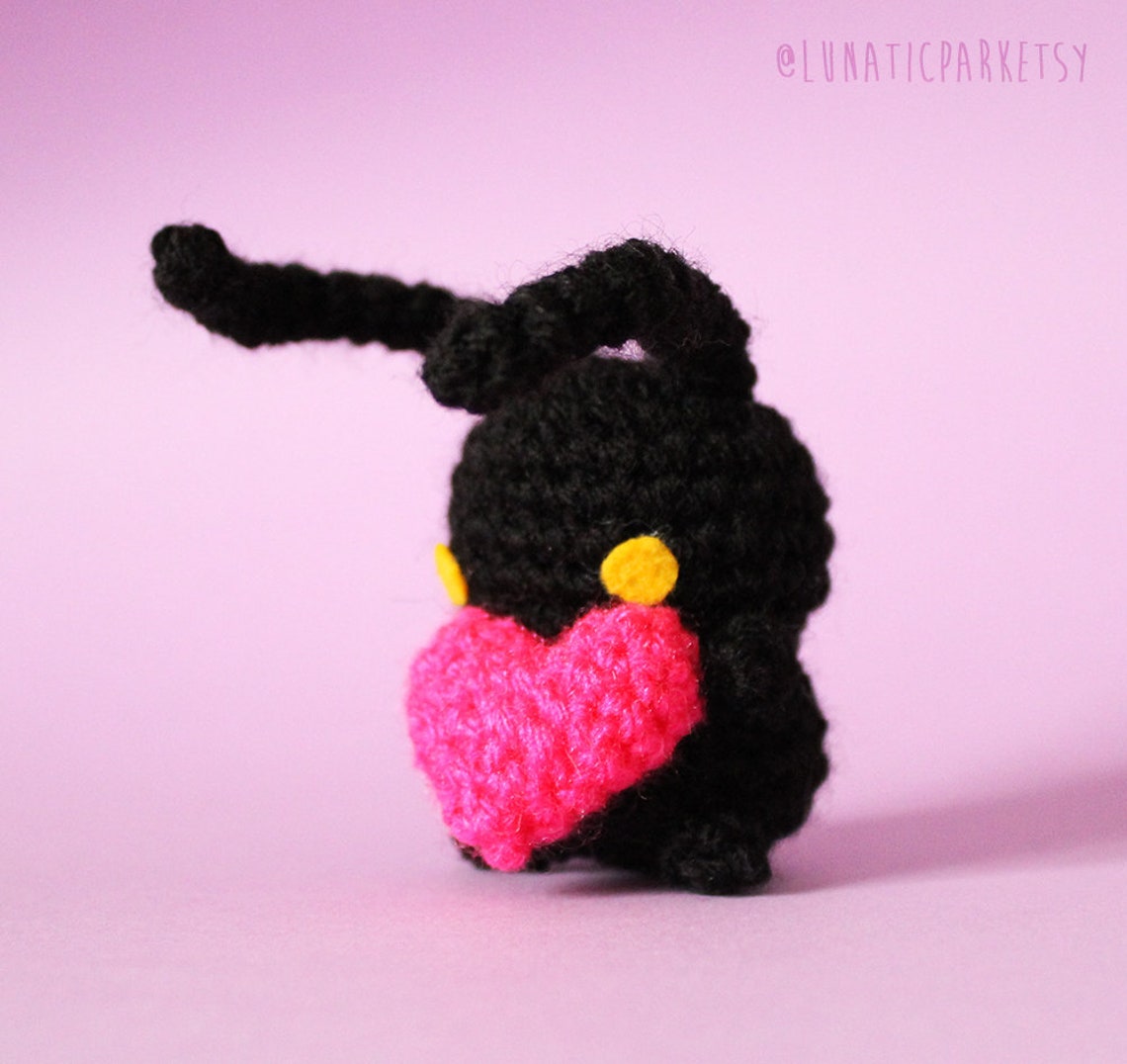 Chibi Amigurumi Heartless Character From Kingdom Hearts - Etsy