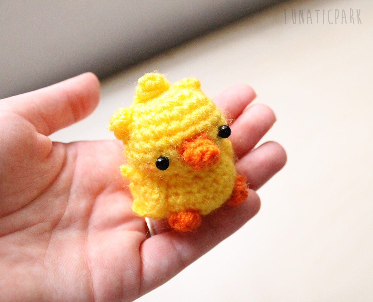 Cute chibi Chocobo amigurumi from final fantasy - Etsy España