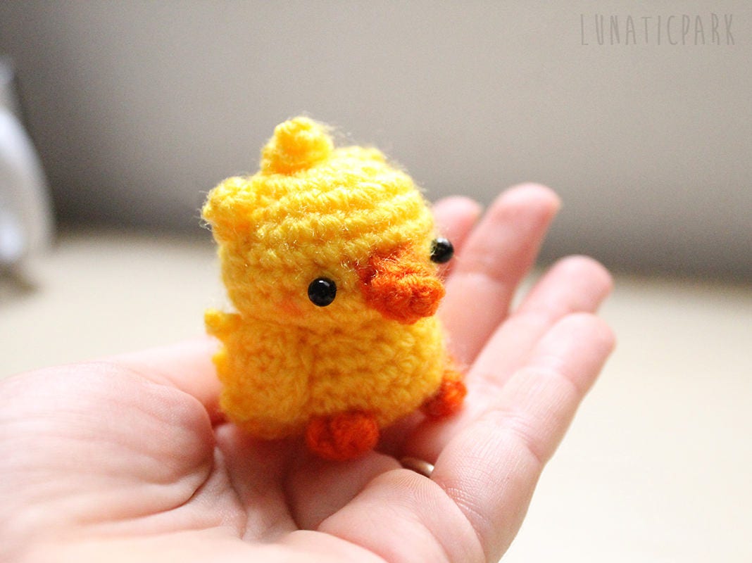 Cute chibi Chocobo amigurumi from final fantasy - Etsy España