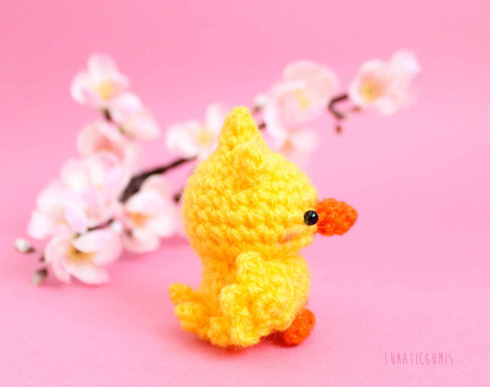 Cute chibi Chocobo amigurumi from final fantasy - Etsy España