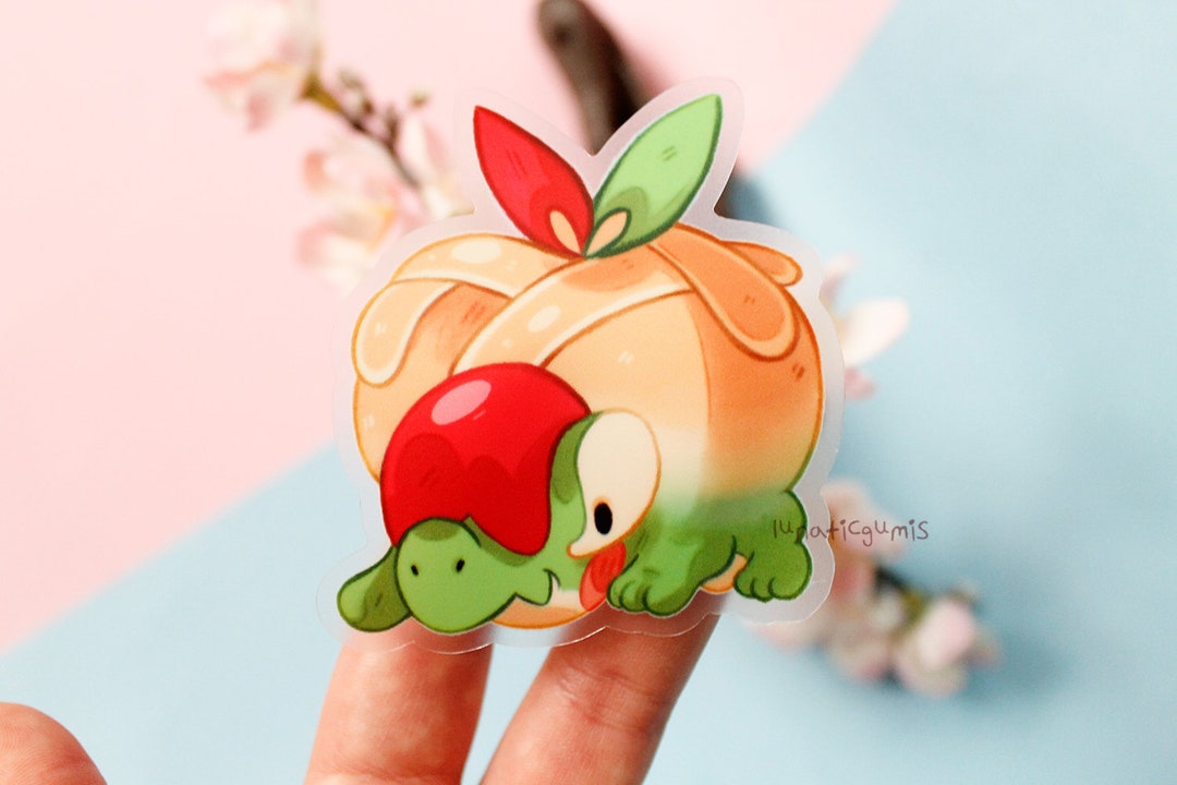 Appletun the Apple Pie Dragon Cute Vinyl Sticker Inspired in the Video ...