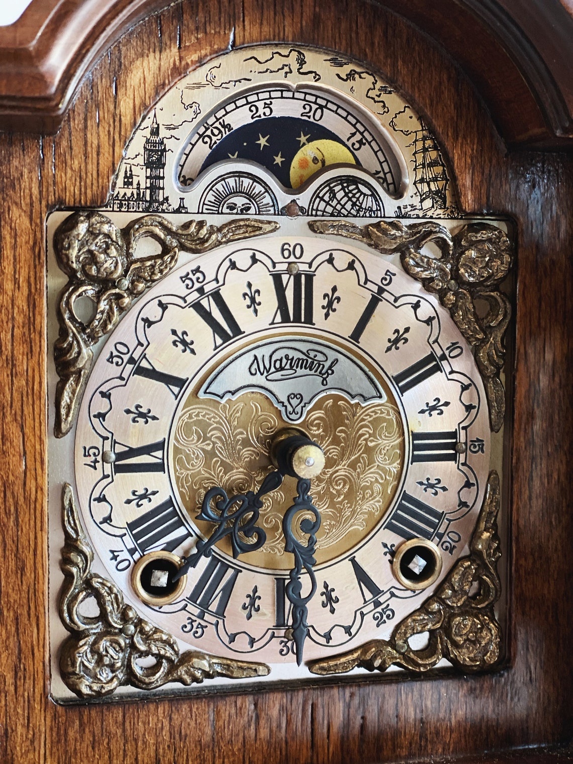 VINTAGE Dutch Warmink Mantle Clock Collectible Shelf and - Etsy