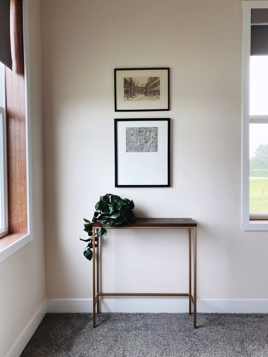 SLENDER | Open Front Side Table | 29 X 8 X 29.75 | Narrow Side Table ...