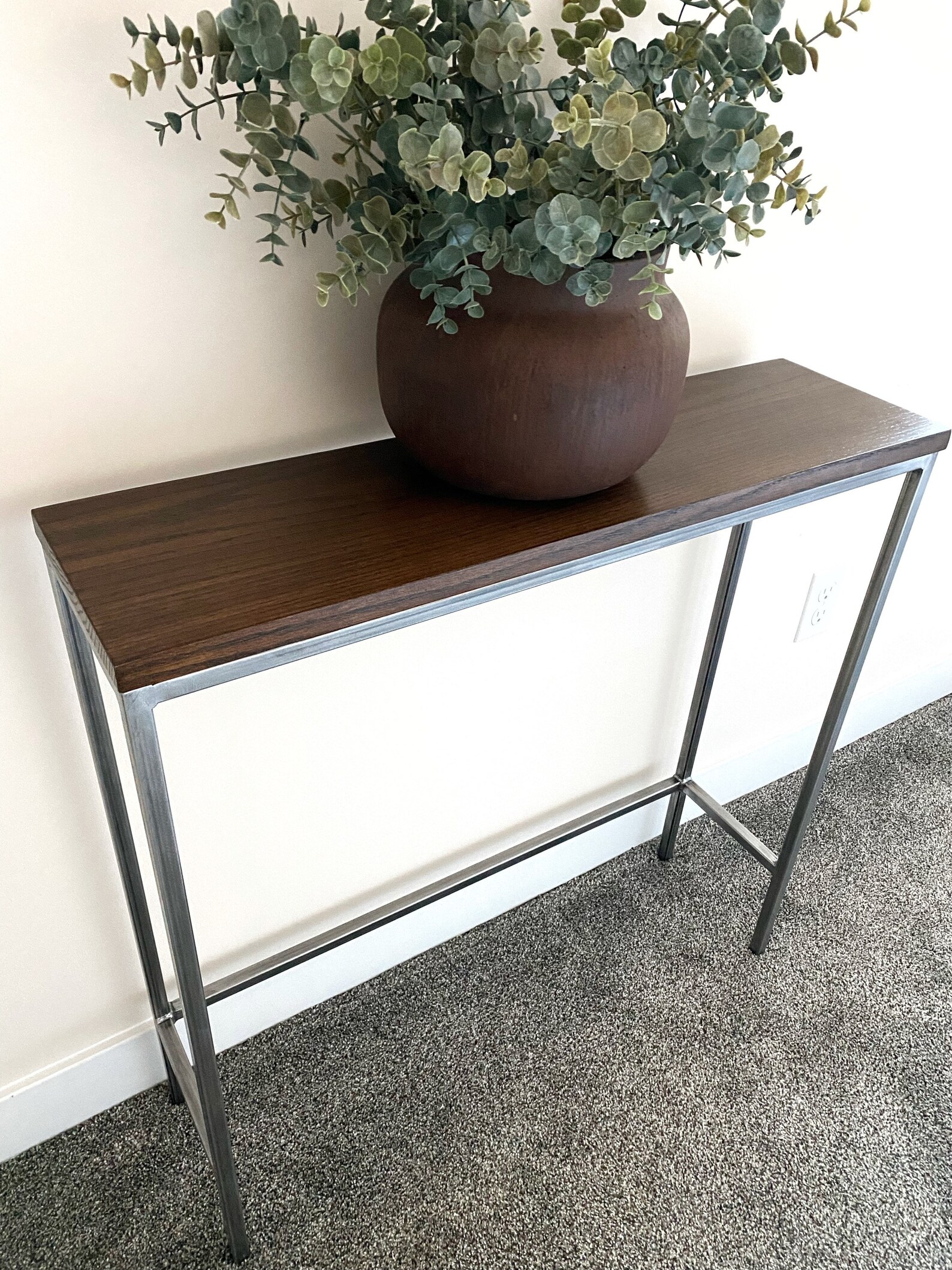 SLENDER Open Front Side Table 29 X 8 X 29.75 Narrow Side - Etsy