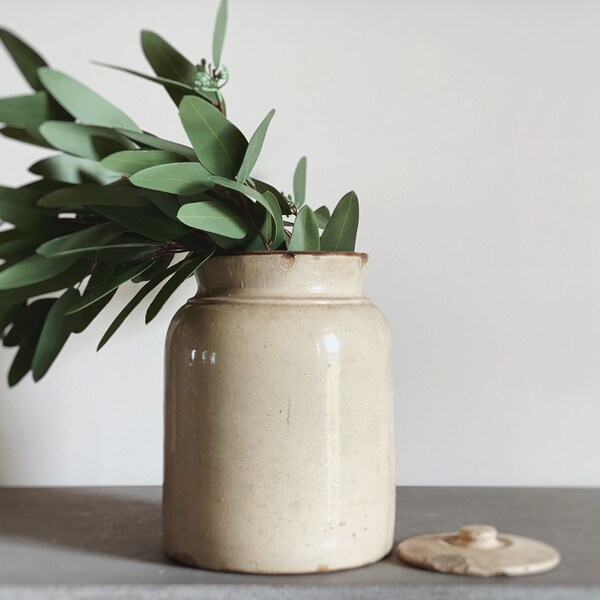 Large Antique Crock - Etsy