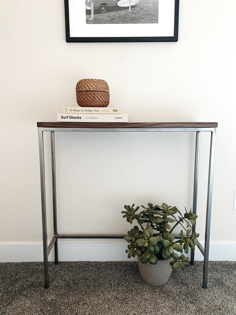 SLENDER Open Front Side Table 29 X 8 X 29.75 Narrow Side - Etsy