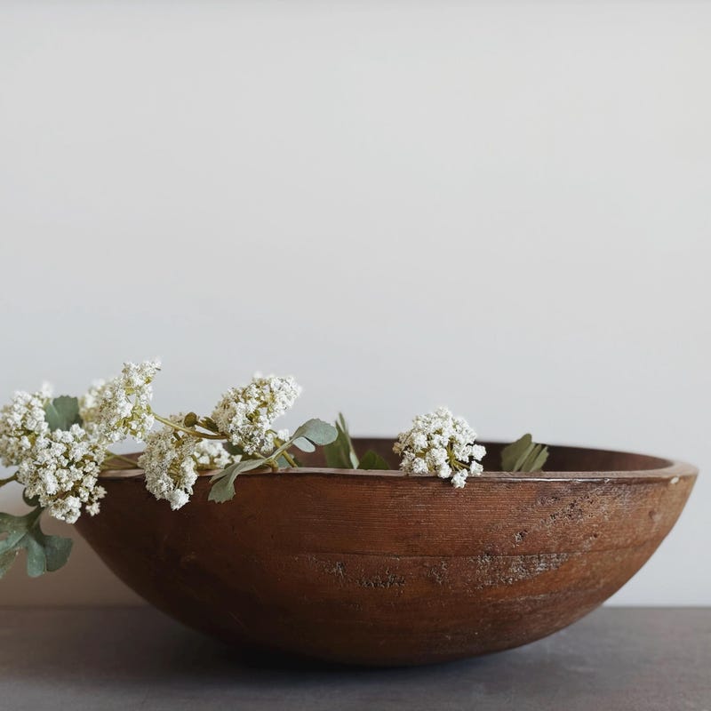 Rustic Wood Bowl - Etsy
