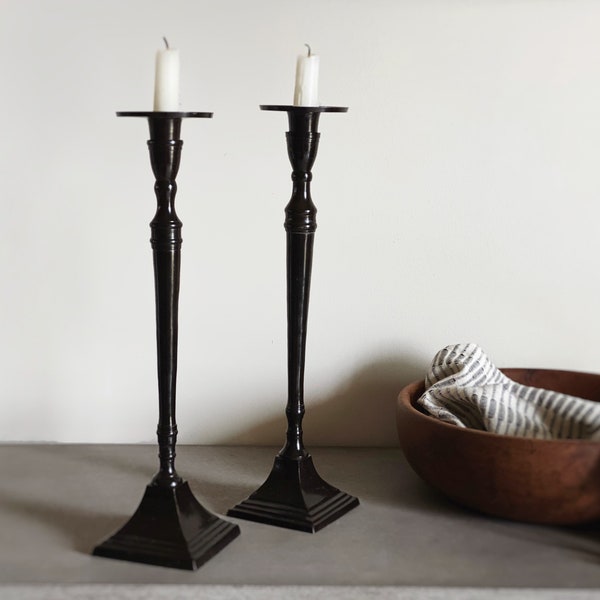 Black Candlestick - Etsy