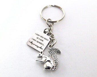 Squirrel key chain | Etsy