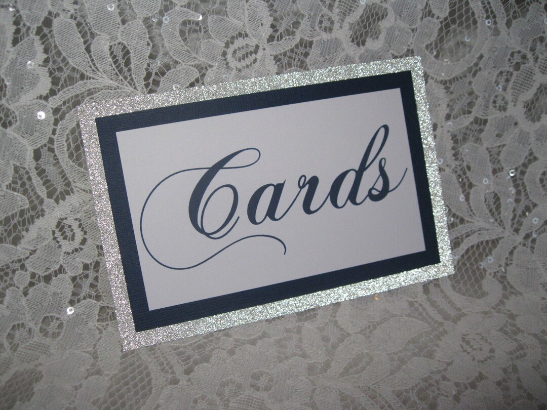 Silver Glitter Personalized Flat Table Sign - #744 - Etsy