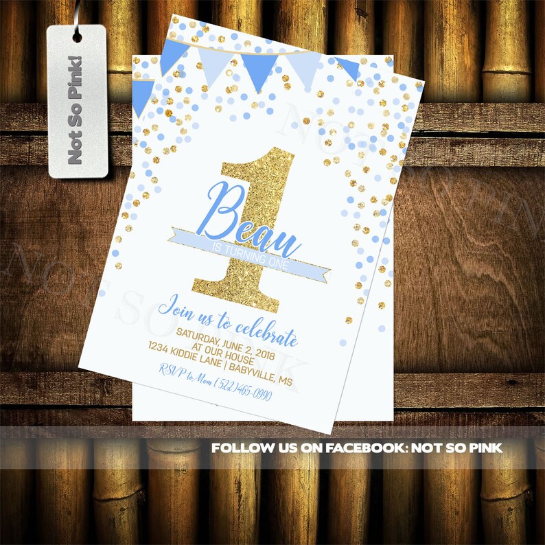 Confetti Glitter Number Birthday Invite - Etsy