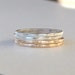Mixed Metal Stacking Rings - 14k Gold Filled and Sterling Silver ...