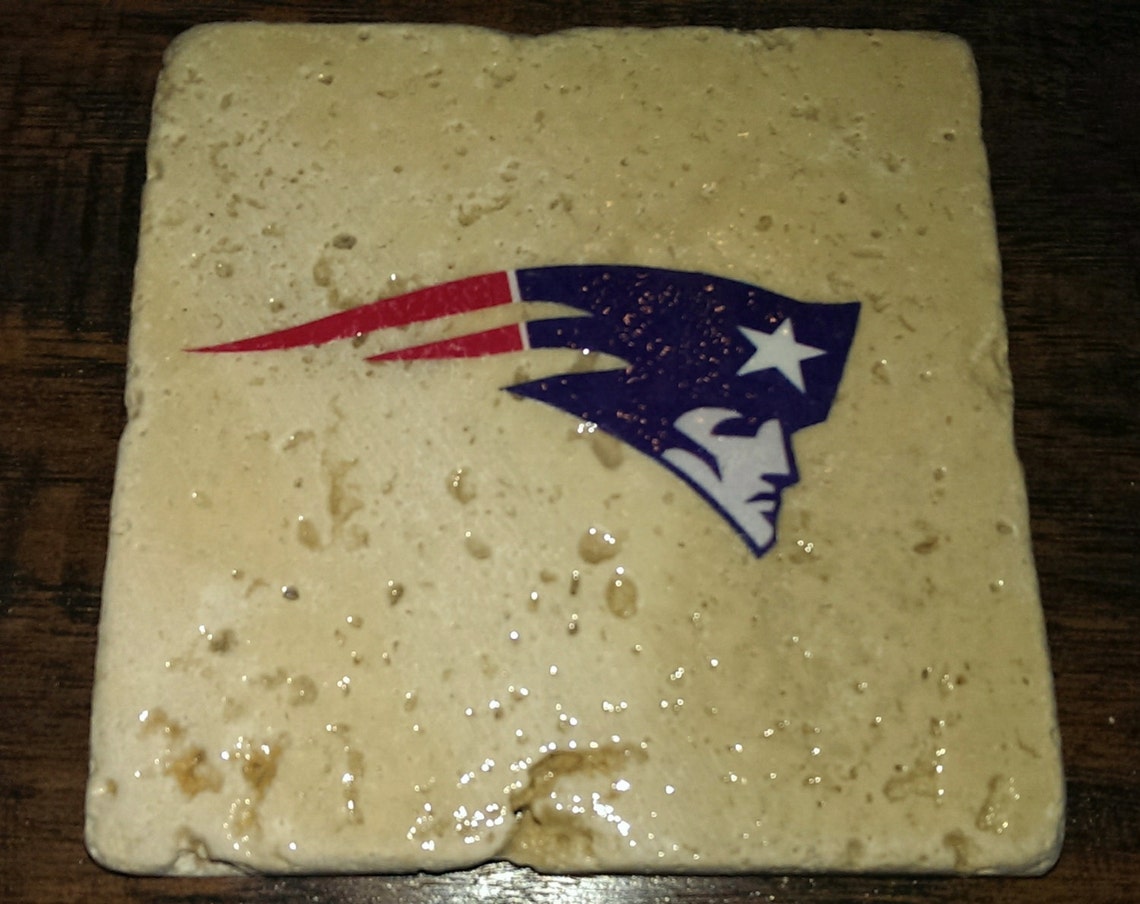 New England Patriots Coaster 4-pack - Etsy
