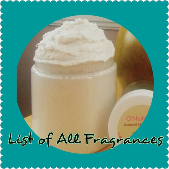 ALL Body Butter Fragrances | Etsy