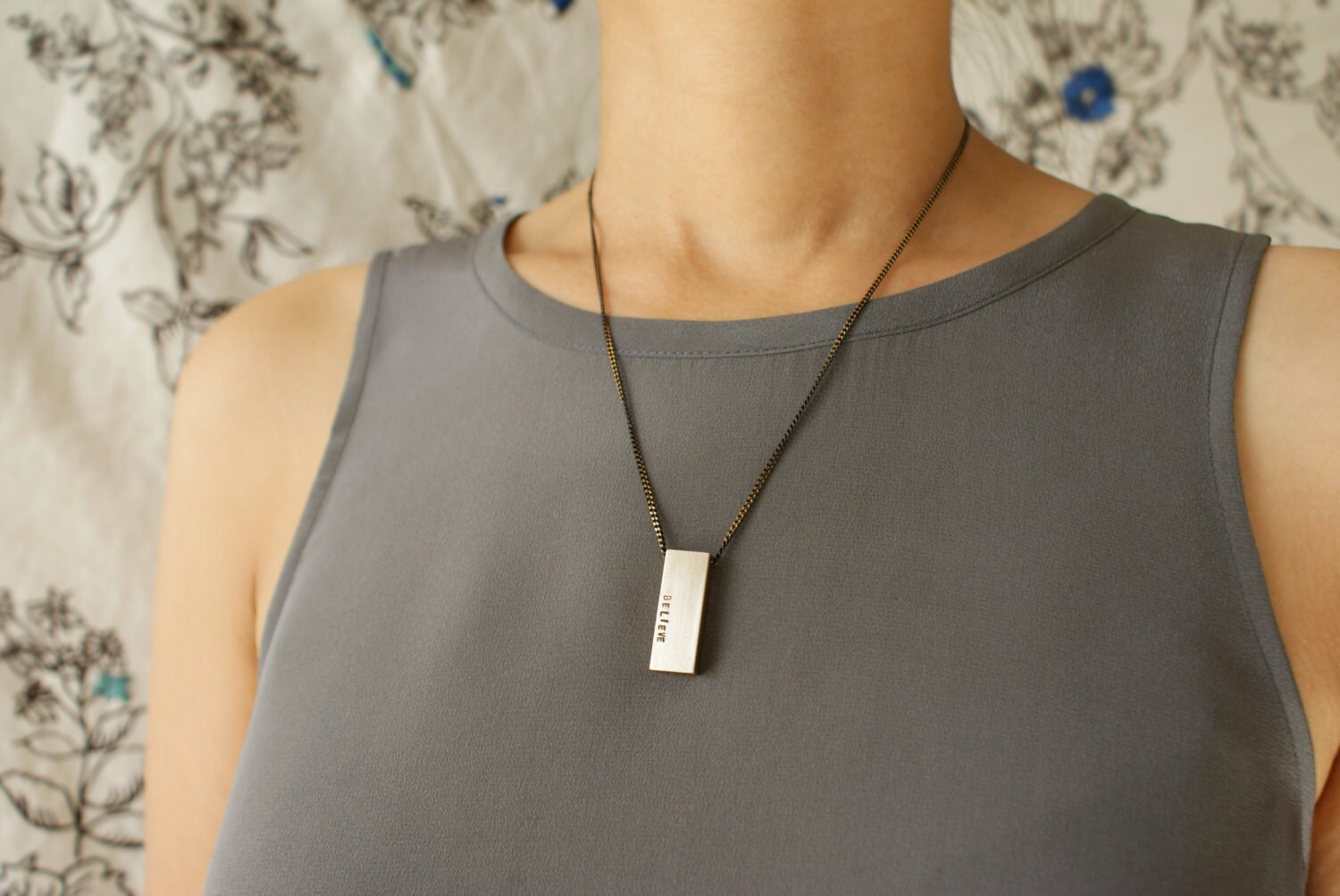 Personalized Women Jewelry Morse Code Necklace Bar Necklace - Etsy