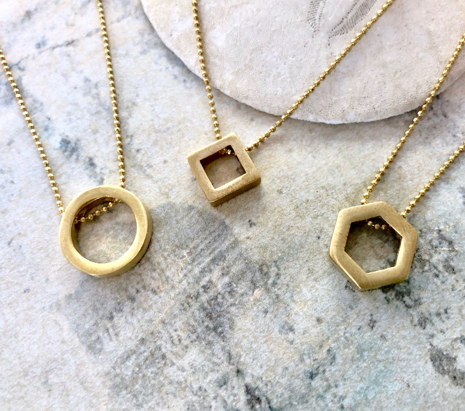 Hexagon Necklace Infinity Jewelry Hexagon Woven Chain - Etsy