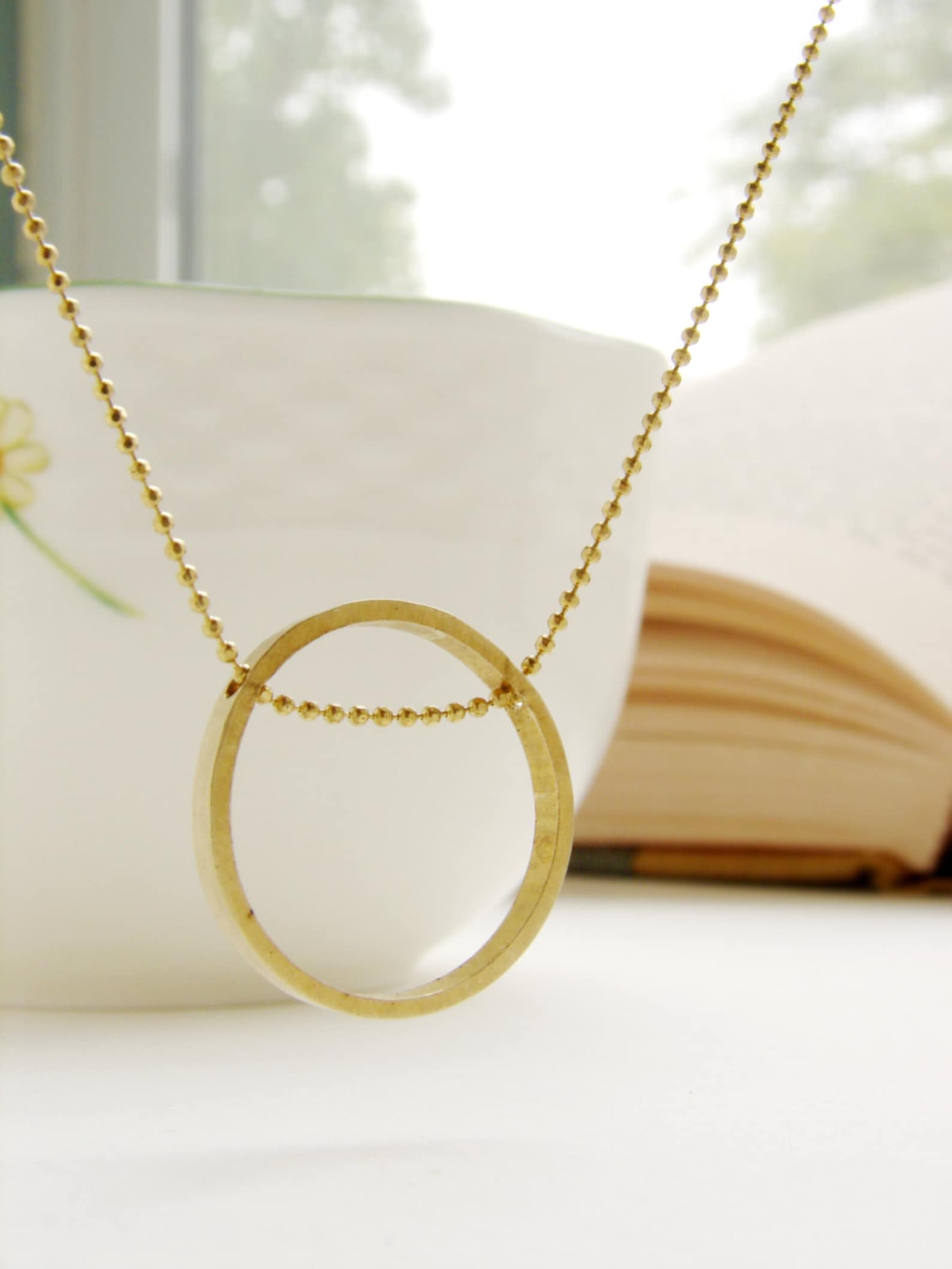 Infinity Circle Necklace Infinity Jewelry Woven Chain Circle - Etsy