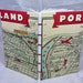 Portland, Oregon Hand-sewn Map Journal, 8.5x5.5 - Etsy