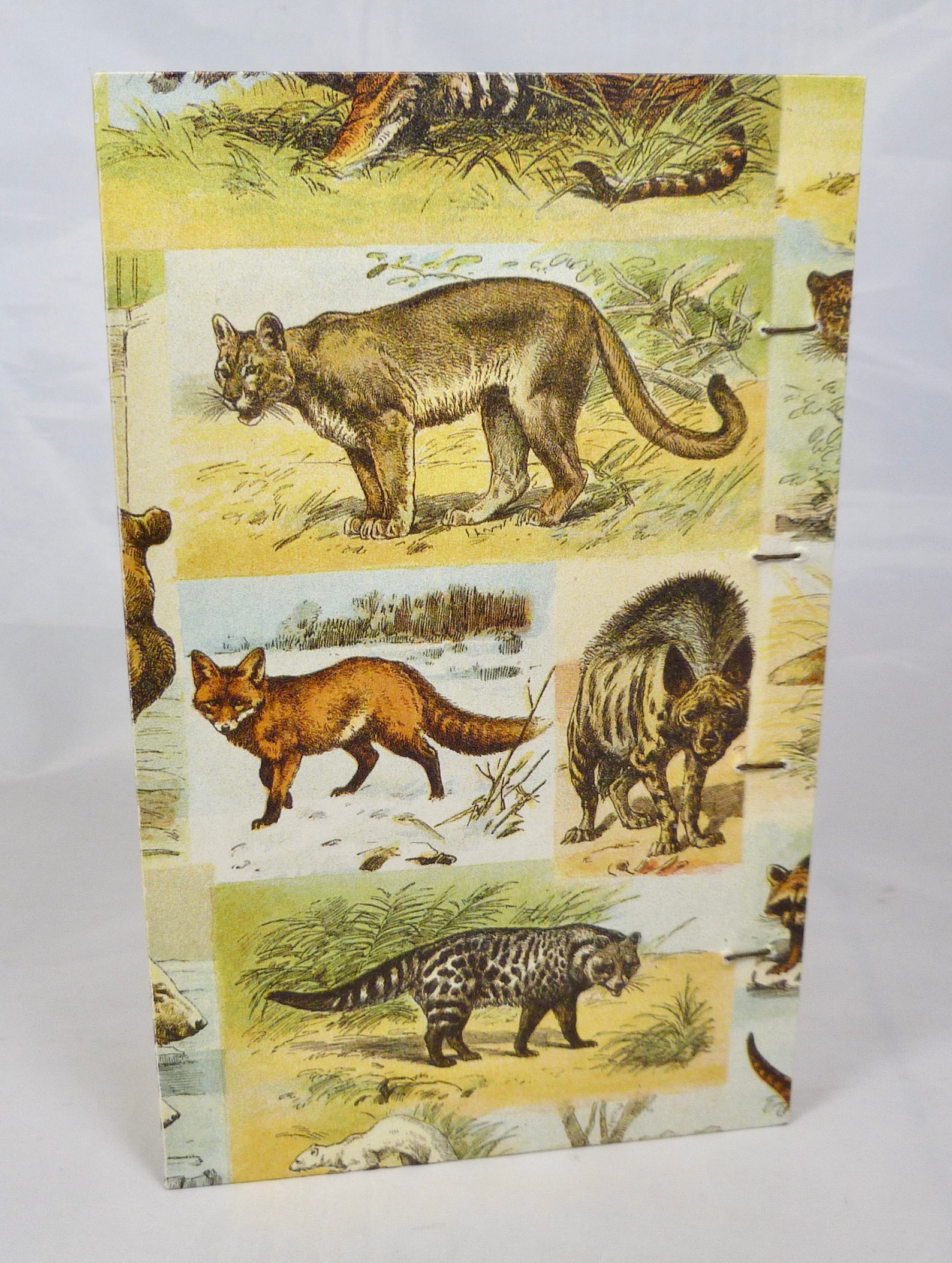 Animals on the Covers of a Hand-sewn Journal | Etsy