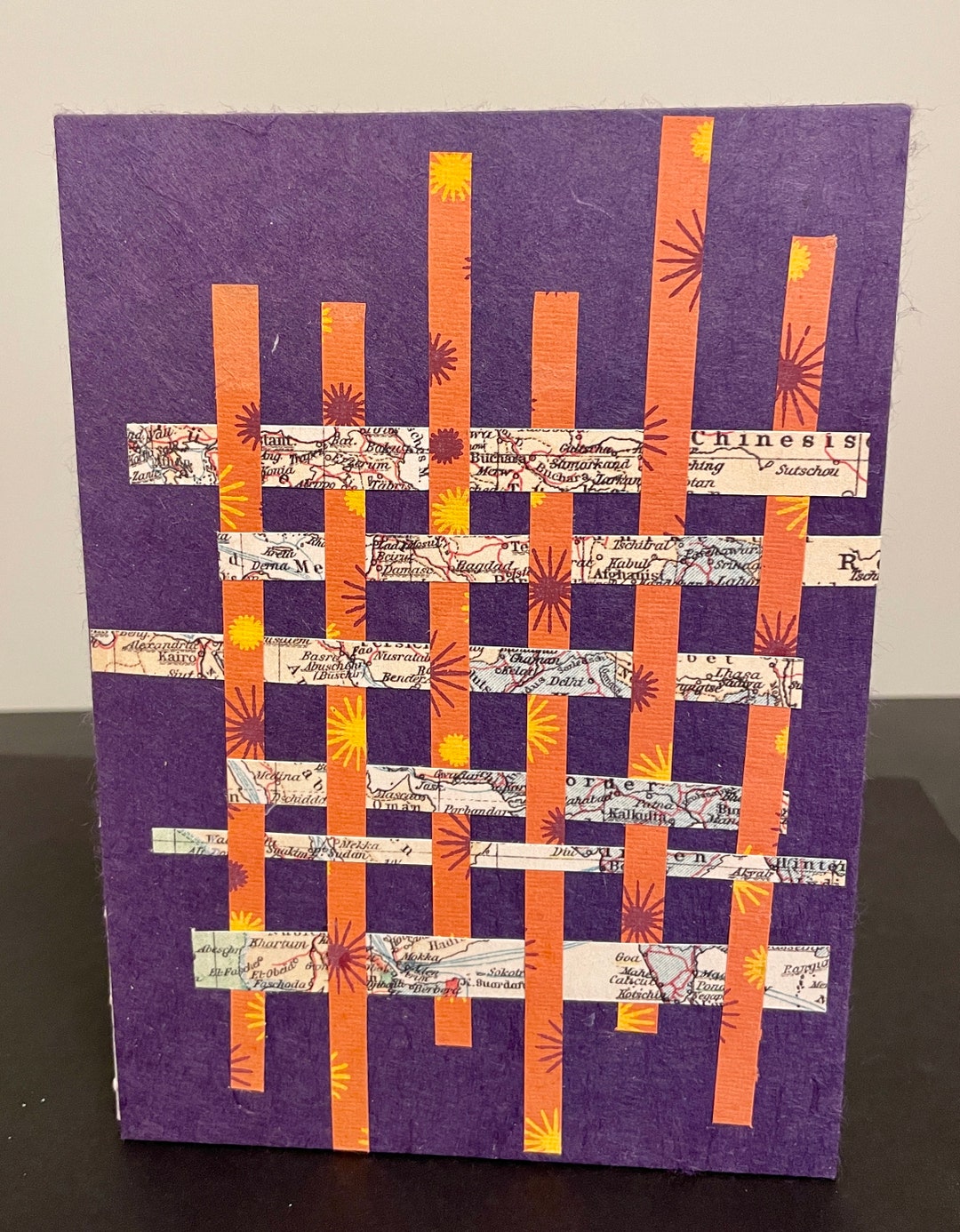 Hand-sewn Journal With Paper Weaving, 5x7 - Etsy