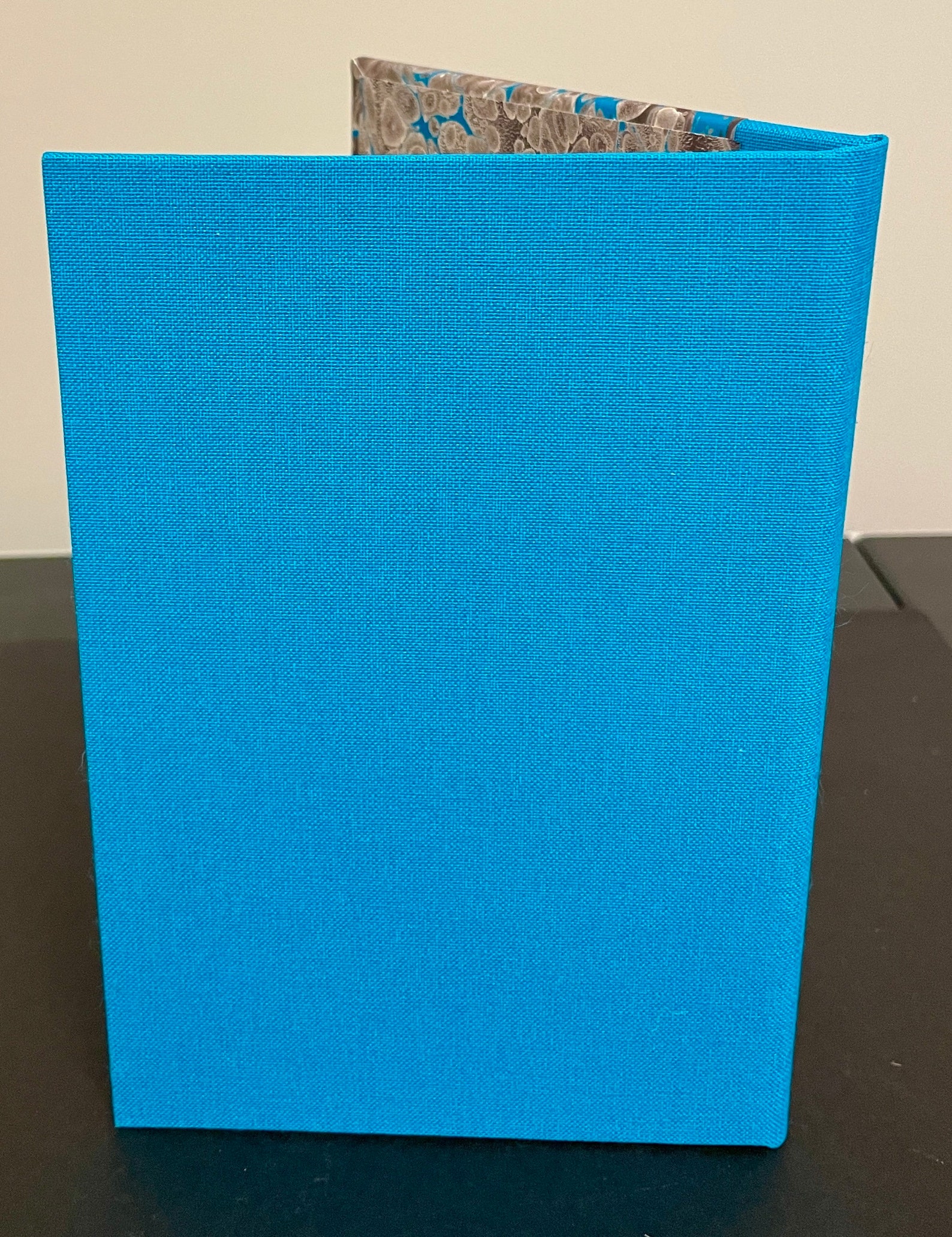 Replaceable Notepad Book With Turquoise and Grey Marbled Paper, 4x6 - Etsy