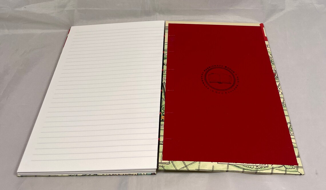 Portland Oregon Hand-sewn Map Journal | Etsy