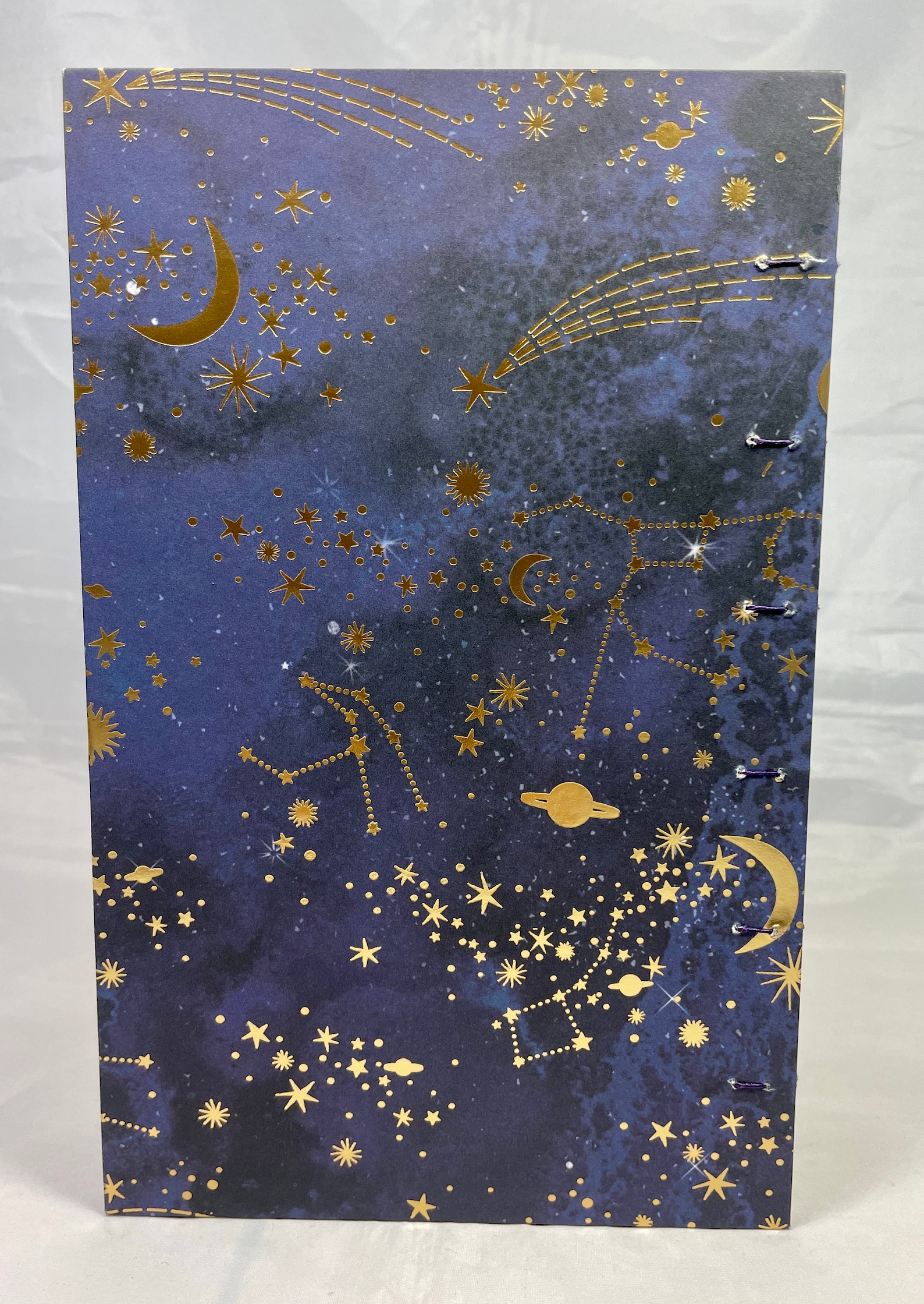 Stars and Constellations on a Hand-sewn Journal | Etsy